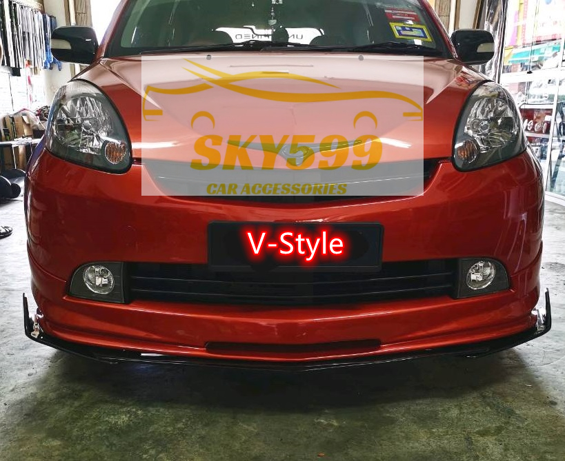 Perodua Myvi 2005-2010 Front Bumper Diffuser Lip Wrap Angle Splitters ...