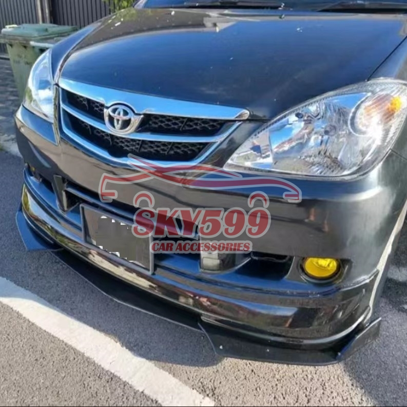 Toyota Avanza 2004-2011 Front Bumper Diffuser Lip Wrap Angle Splitters ...