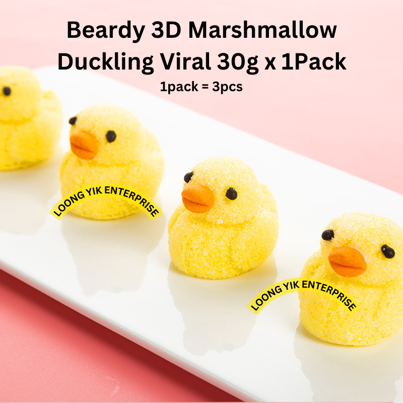 *Halal* Beardy 3D Marshmallow Duckling 30g LOOSE Halal Viral Candy ...
