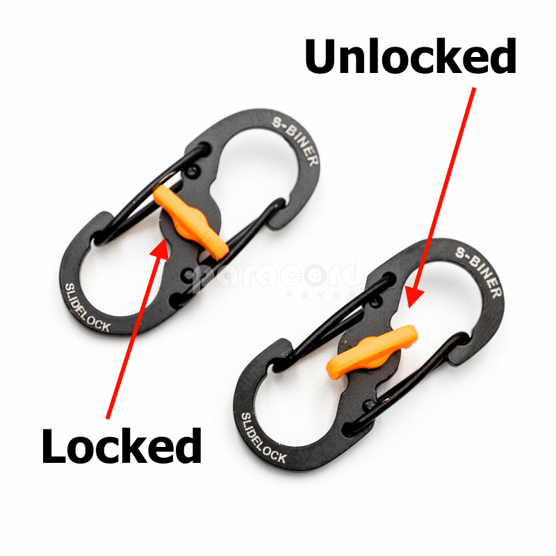 Stainless Steel SlideLock, MicroLock S-biner Carabiner | Shopee Malaysia