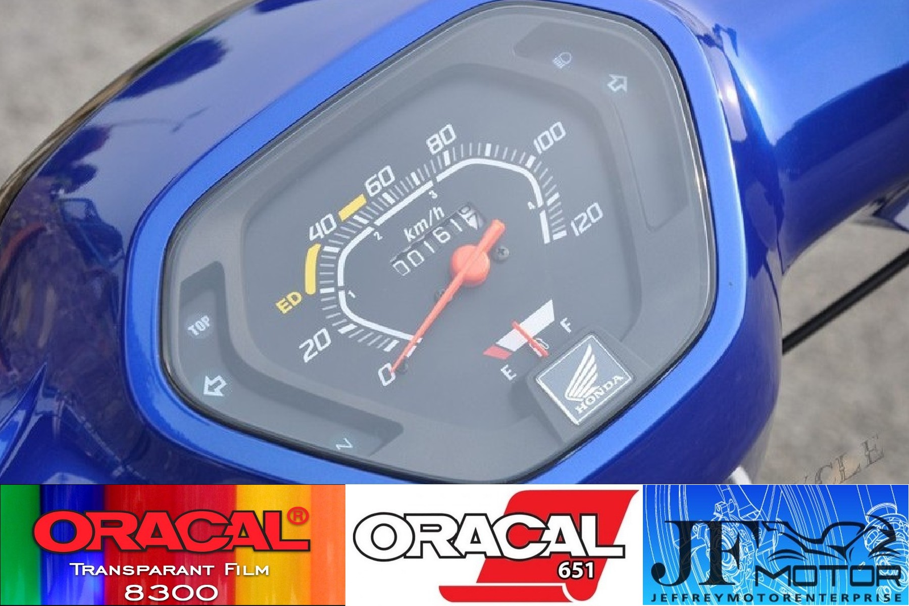 Honda Ex5 Dream 110 Meter Tinted Sticker Meter | Shopee Malaysia