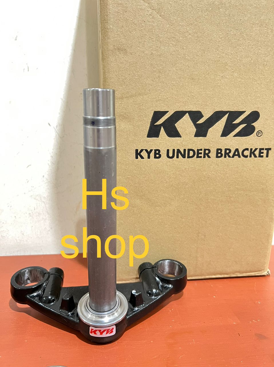 Yamaha RXZ KYB KAYABA UNDER BRACKET T FORK STEERING STEM Rxz Steering Cone Cover Steering Screw ...