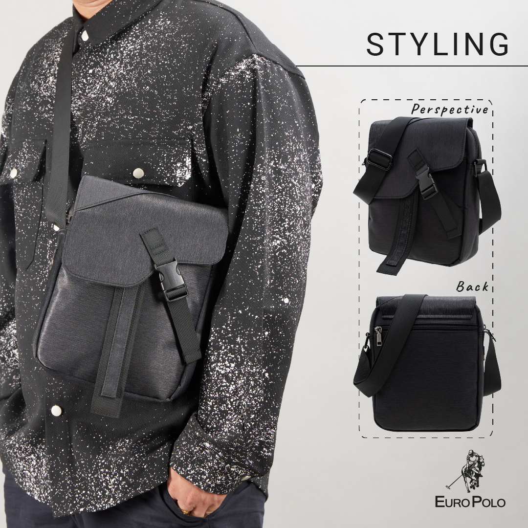 Euro Polo Crossbody Bag Men Sling Shoulder Chest - EBK 40109 | Shopee ...