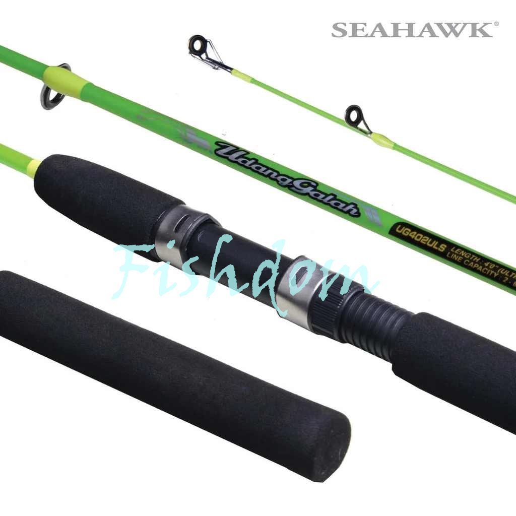 FISHDOM SEAHAWK UDANG GALAH ULTRA LIGHT PANCING IKAN UDANG SPINNG ...