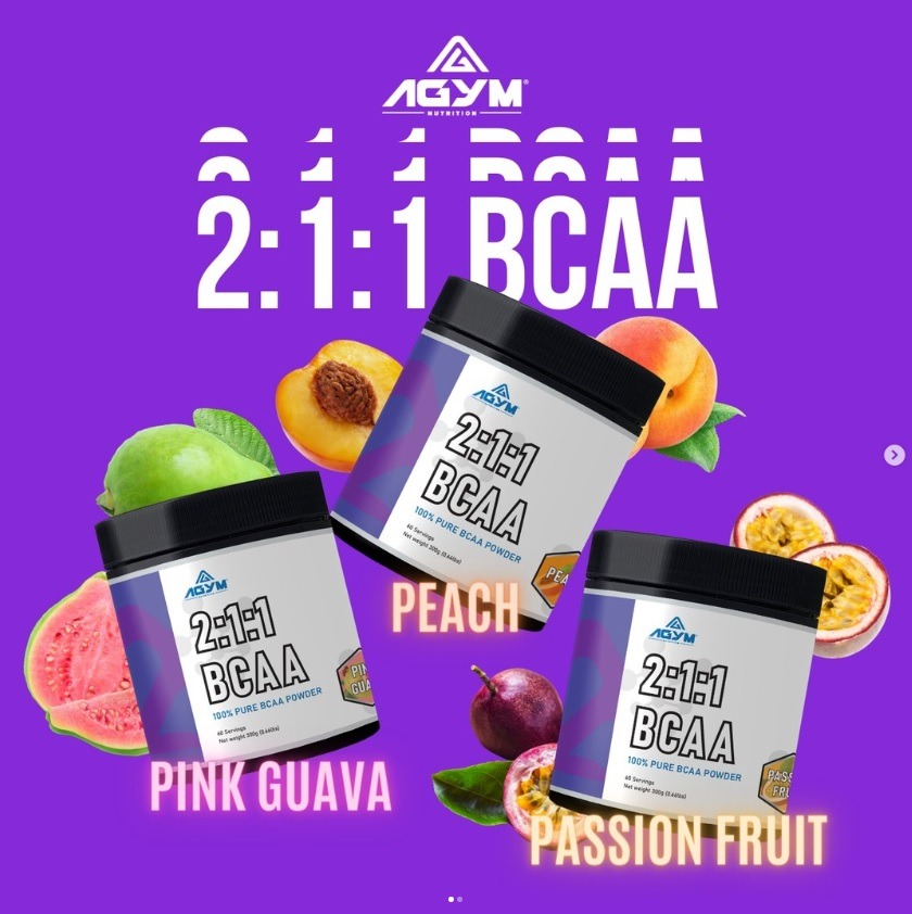 AGYM NUTRITION BCAA 2:1:1 100% Pure Unflavoured GREAT MUSCLE | Shopee ...
