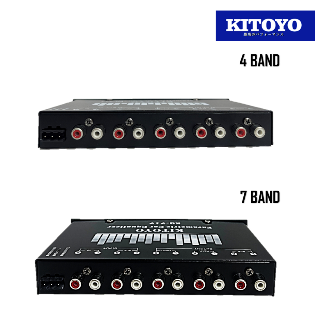 Kitoyo Pre Amp 4 Band Pre Amp 7 Band Equalizer Parametric Preamp with ...