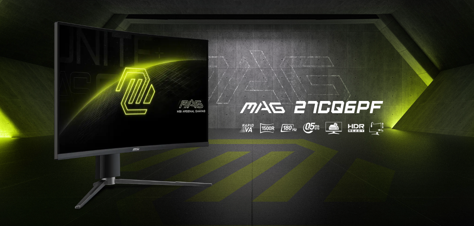 MSI Mag Series Curved Gaming Monitor MAG27CQ6F / MAG27CQ6PF / MAG321CUP ...