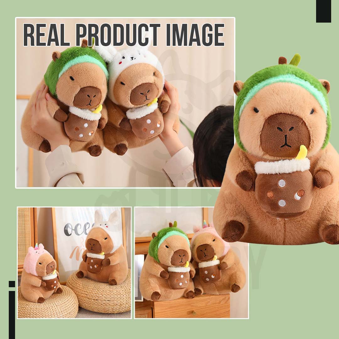 ⭐Moo Baby Anak Patung Kapibala Capybara Plushie Toy Capibara Capybara ...