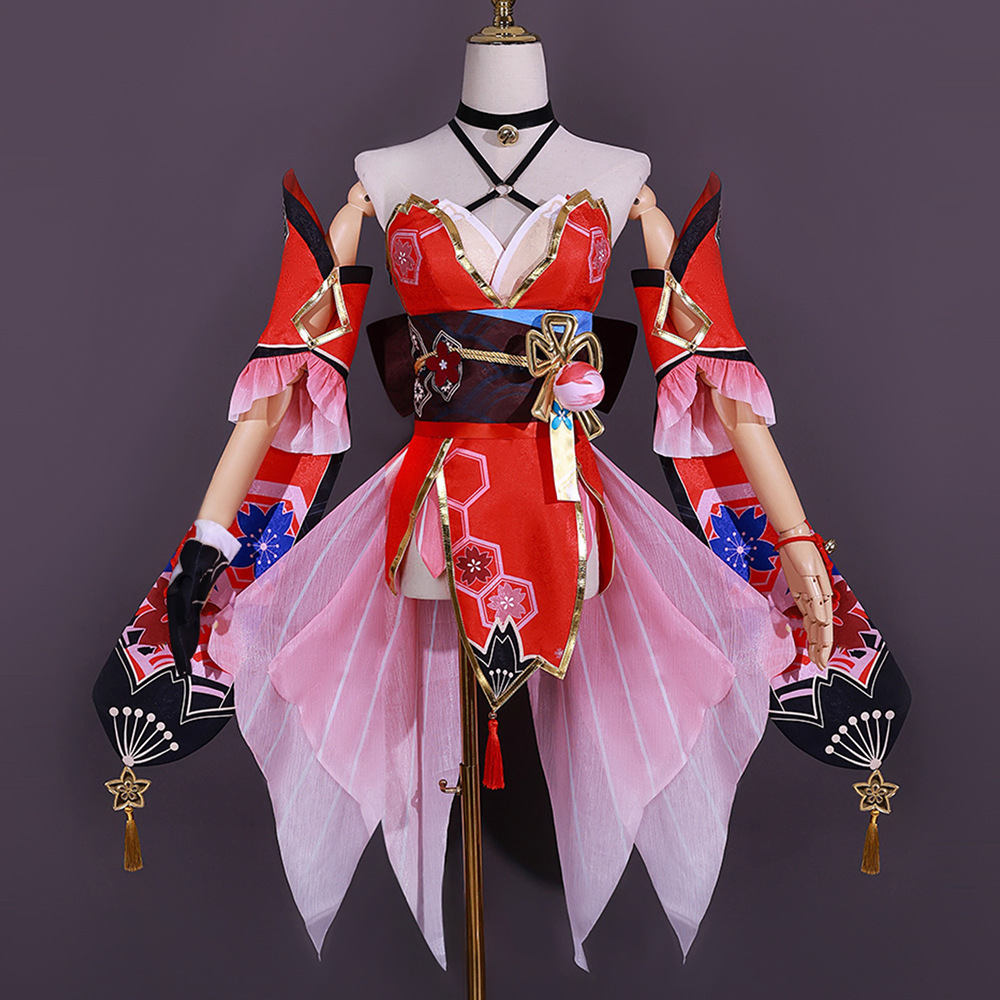 Honkai Star Rail Sparkle Cosplay Costume Mask Dress Full Set Prop ...