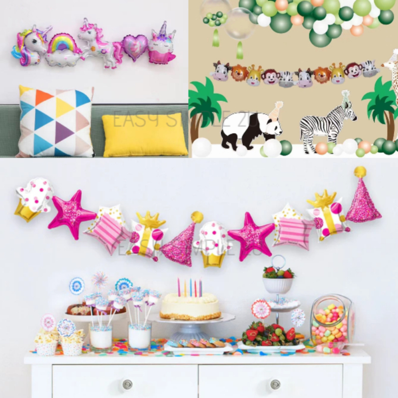 (1 Piece) Wall Backdrop Conjoined Banner Garland Full Moon Baby Wine ...