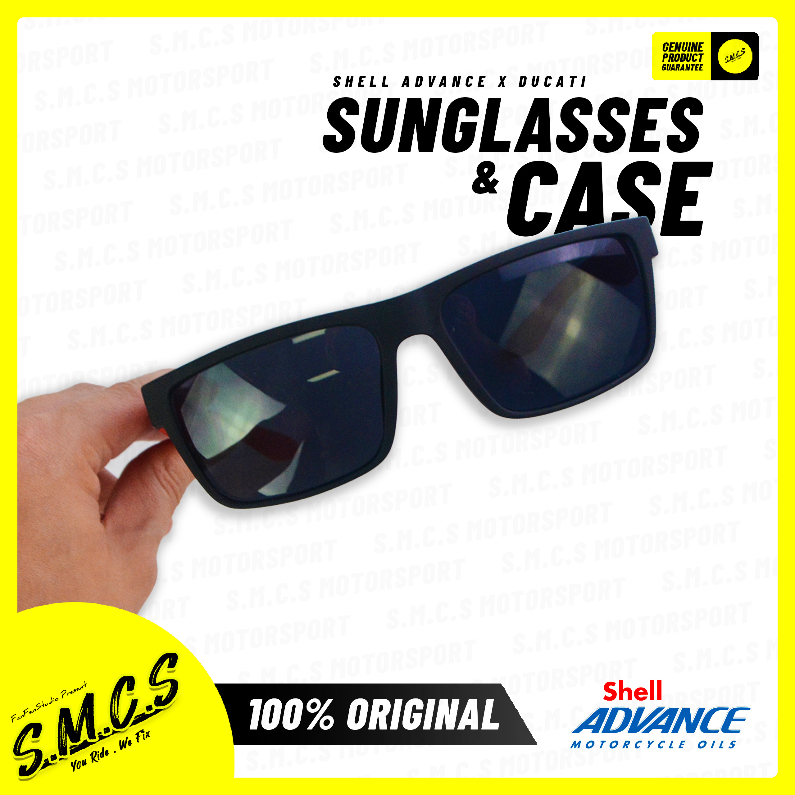SHELL Advance x Ducati Sunglasses for Men and Women [LIMITED EDITION ...