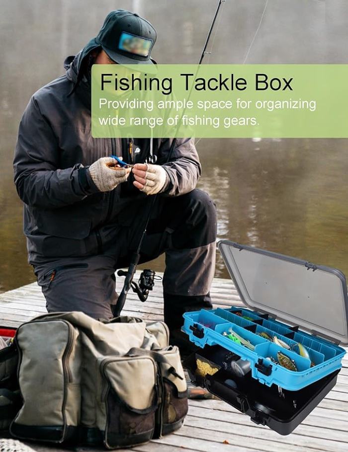 Outdoor Storage Box Multifunctional Kotak Pancing Fishing Tackle Box ...