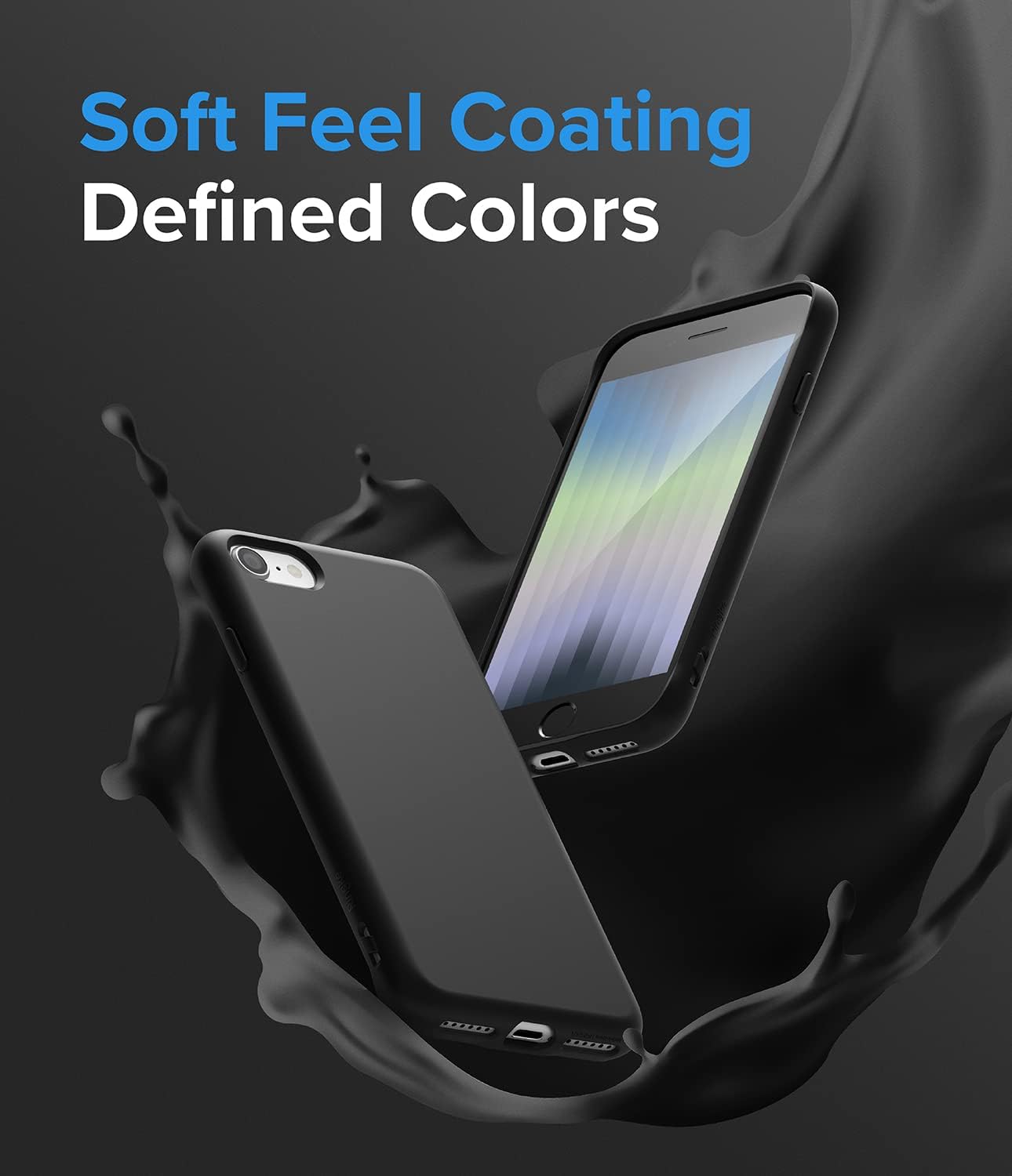 RINGKE® AIR S iPhone SE 22/ SE20/ 8/ 7 SoftFeel Type Shockproof ...