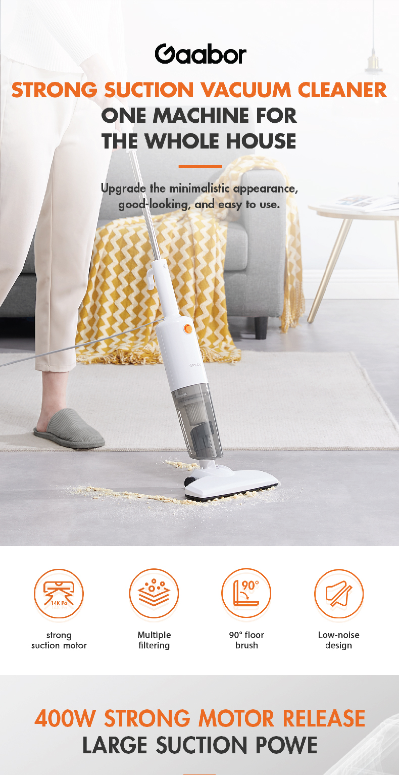 Gaabor 14000PA Suction Power 2 In 1 Multipurpose Corded Vacuum Cleaner ...