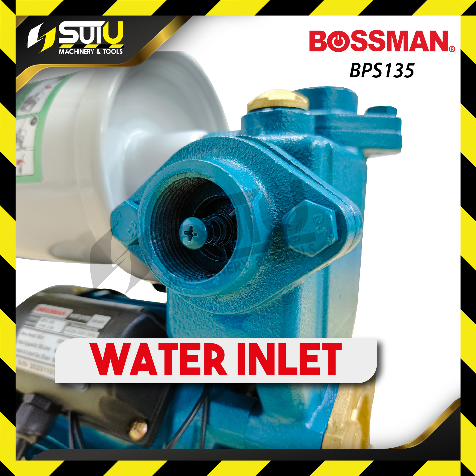 [100% ORIGINAL] BOSSMAN BPS-135 / BPS135 0.5HP Automatic Booster Pump ...
