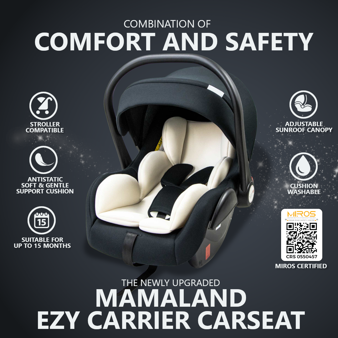 Mamaland 3-in-1 Ezy Carrier Car Seat for Infant Newborn 2024 New Upgrade | Shopee Malaysia
