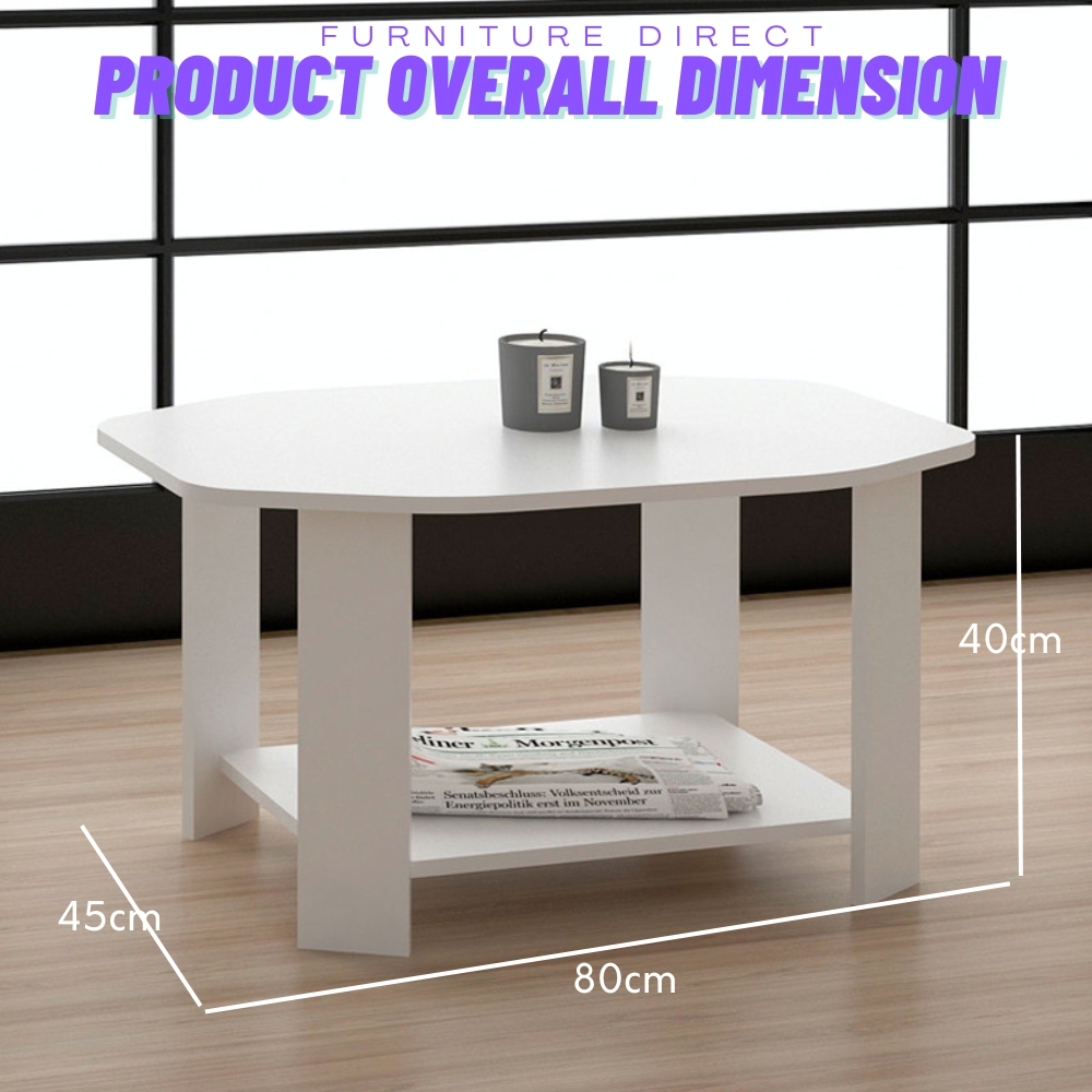 PICK UP- Furniture Direct MAYSON 80CM coffee table | Shopee Malaysia