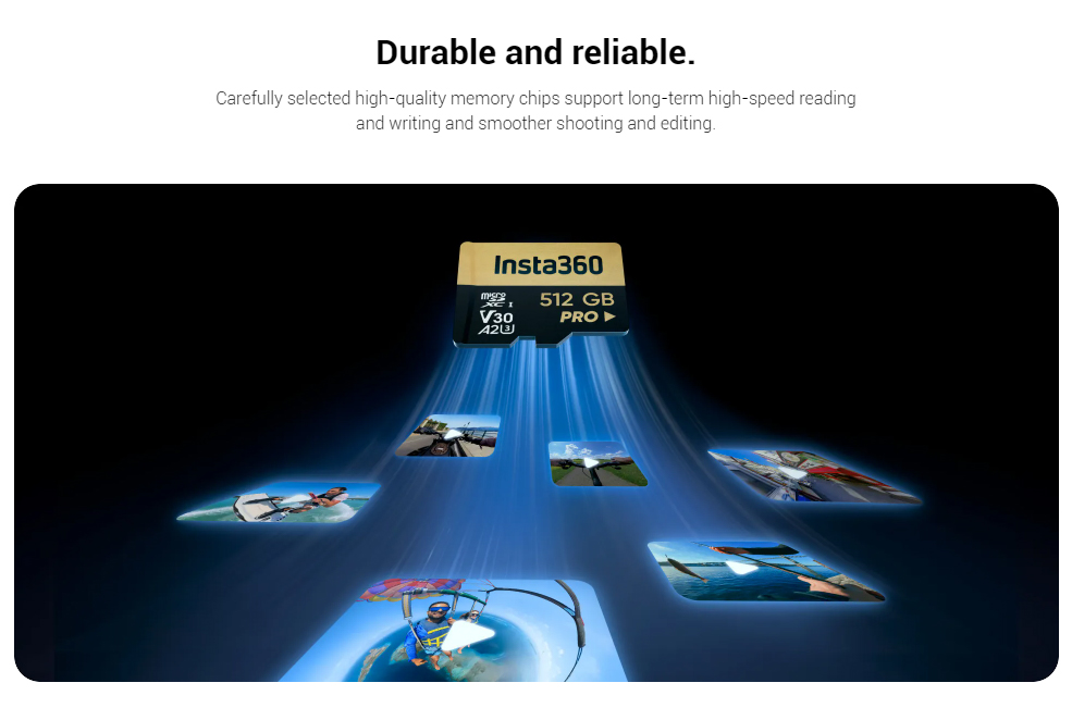 Insta360 Memory Card Class 10 V30 (64GB/128GB/256GB/512GB) | Shopee ...