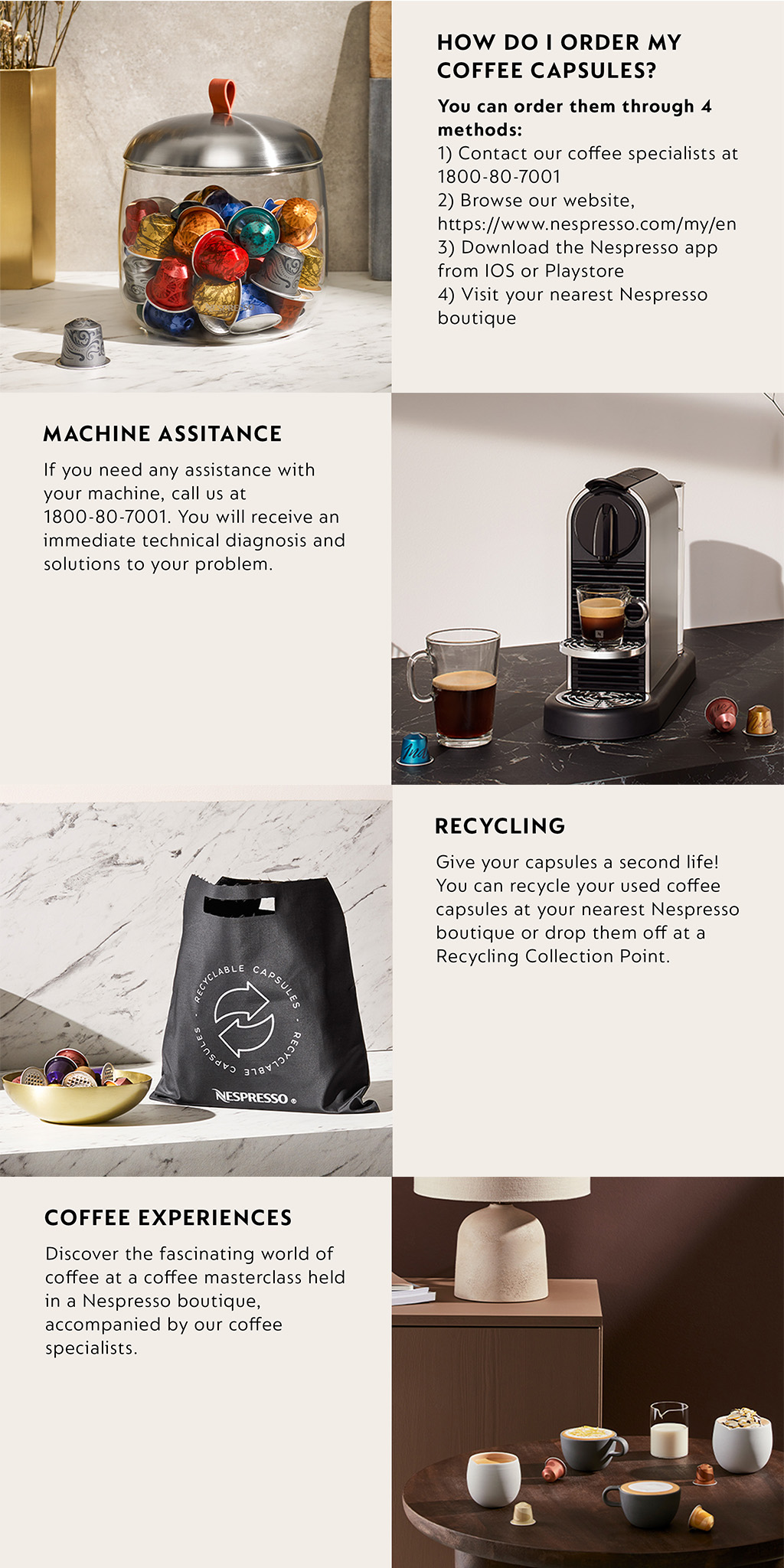Nespresso Inissia Coffee Machine with 30 Coffee Capsules / Espresso ...