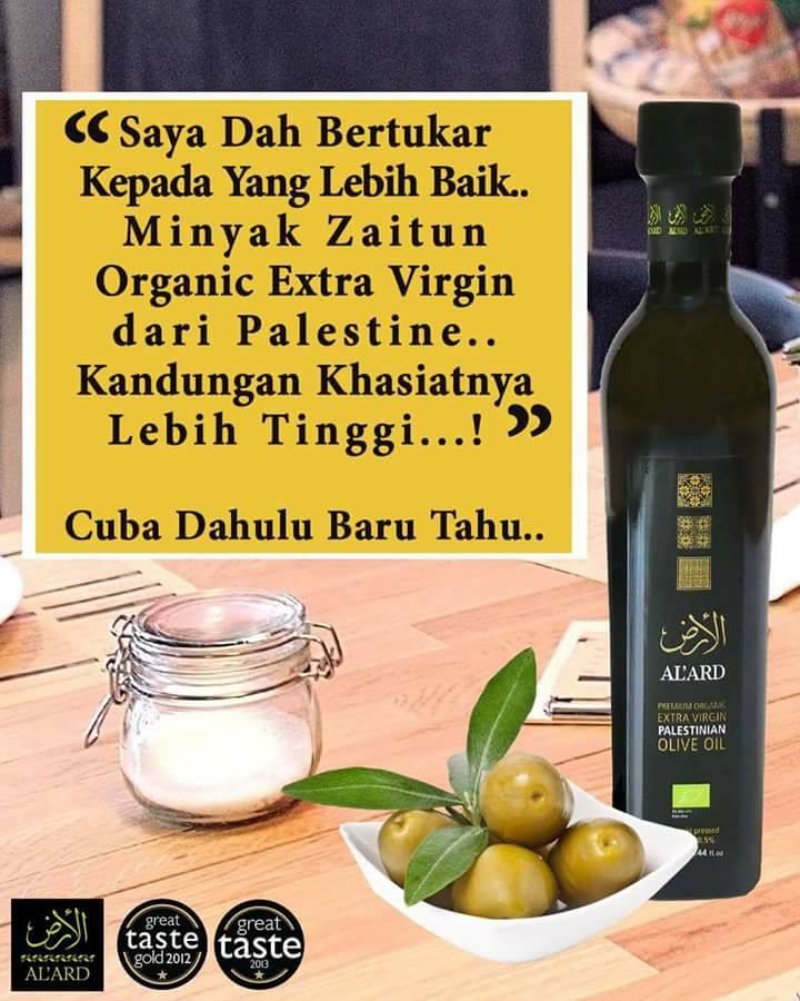 ALARD Al Ard Palestinian Organic Premium Extra Virgin Olive Oil Minyak ...