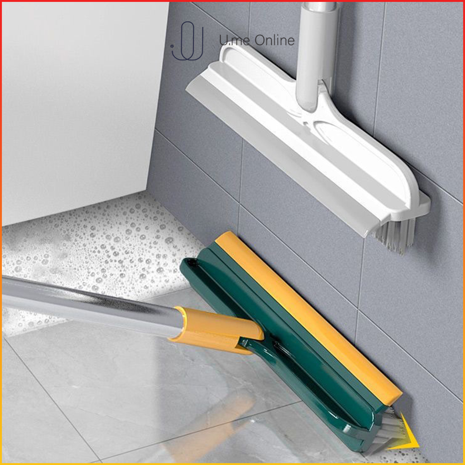 U.me 3 in 1 Brush Penyapu Berus Lantai Bilik Air Cuci Tandas Besi ...