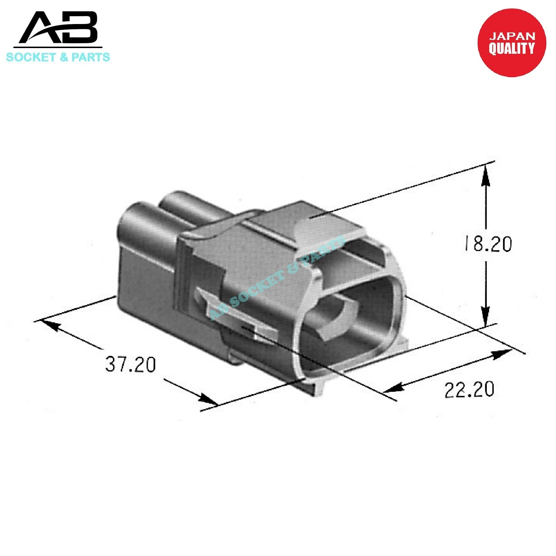 2 Pin Perodua Myvi Alza Kelisa Viva Kenari Cam & Crank Sensor Socket ...