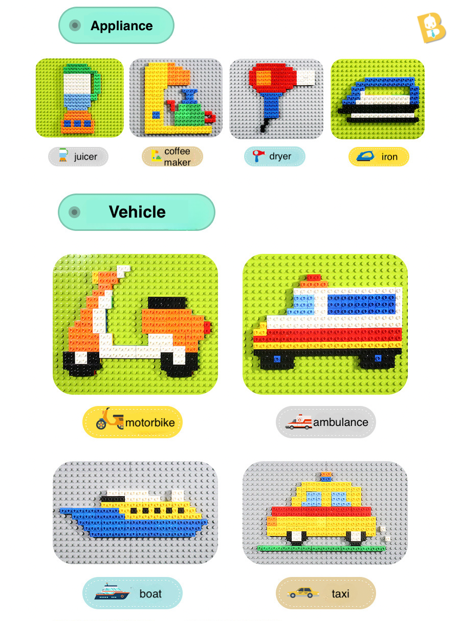 BabyBoss Building Block Wall or Table Compatible with All Major Brand ...