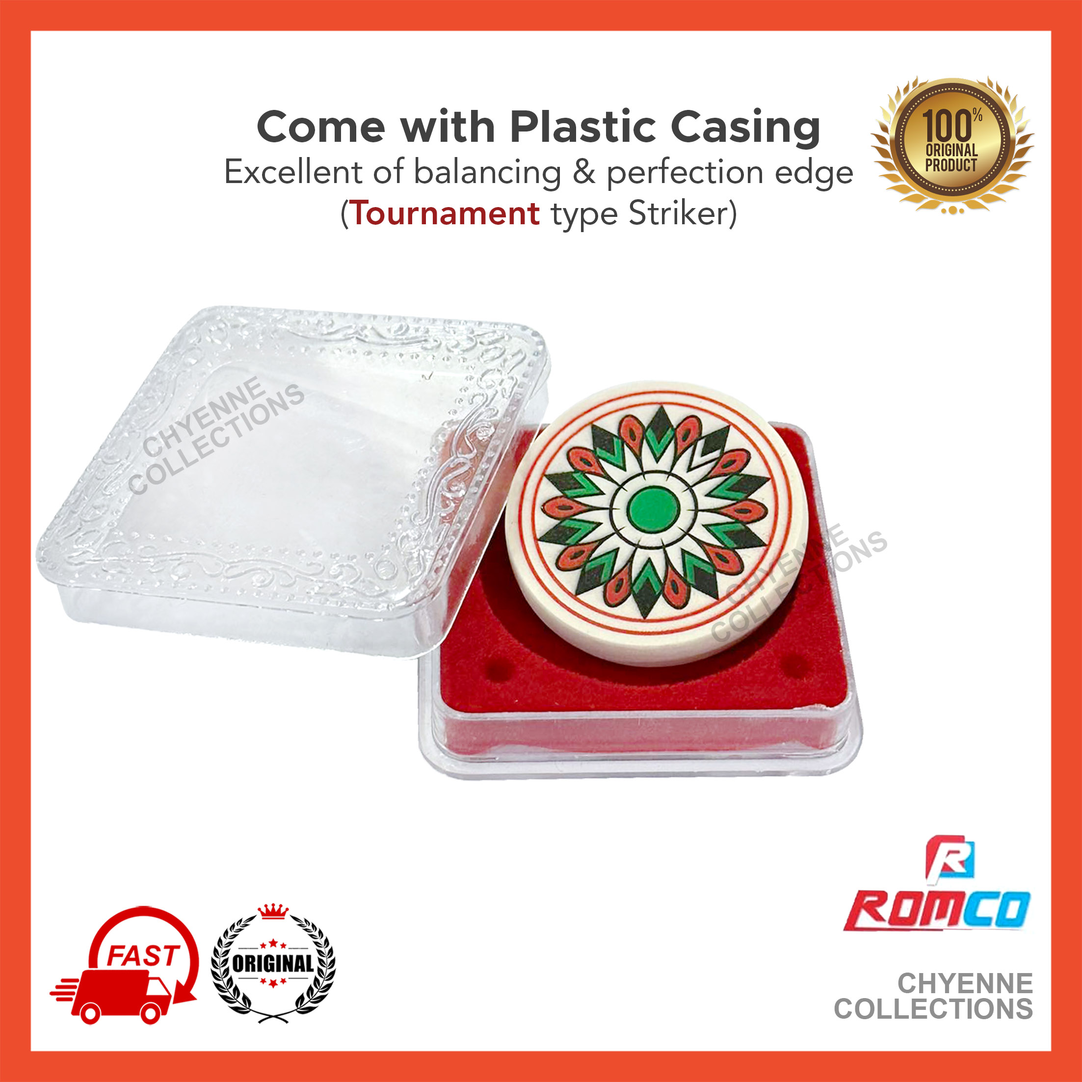 Tournament Supershot Striker Carrom • Premium Quality • Professional ...