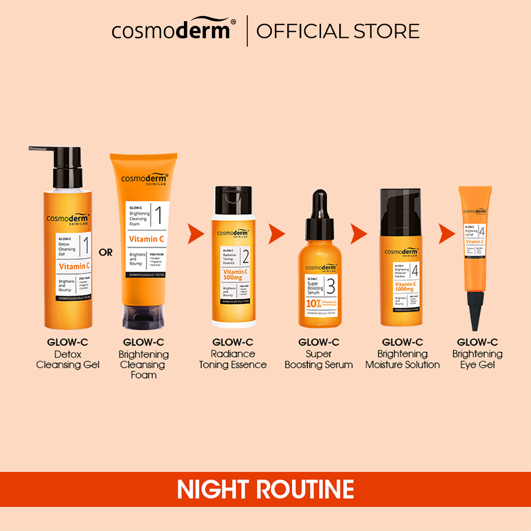 Cosmoderm Glow-C Brightening UV Shield SPF50+ PA+++ 30ml | Shopee Malaysia