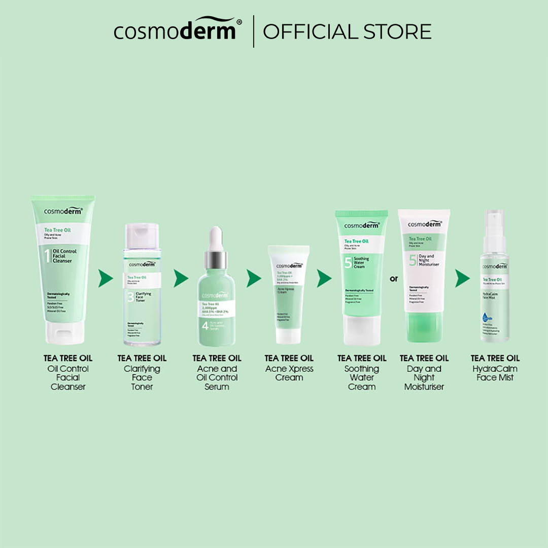 Cosmoderm Tea Tree Oil HydraCalm Face Mist 50ml | Shopee Malaysia