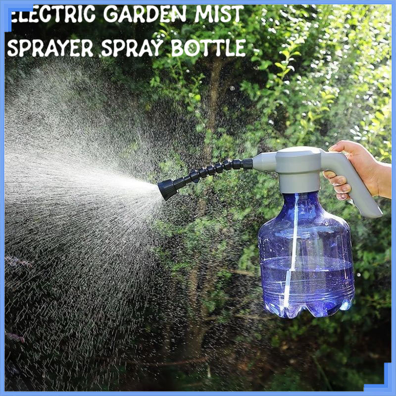 3L Electric Garden Mist Sprayer High Pressure Spray Bottle Adjustable ...