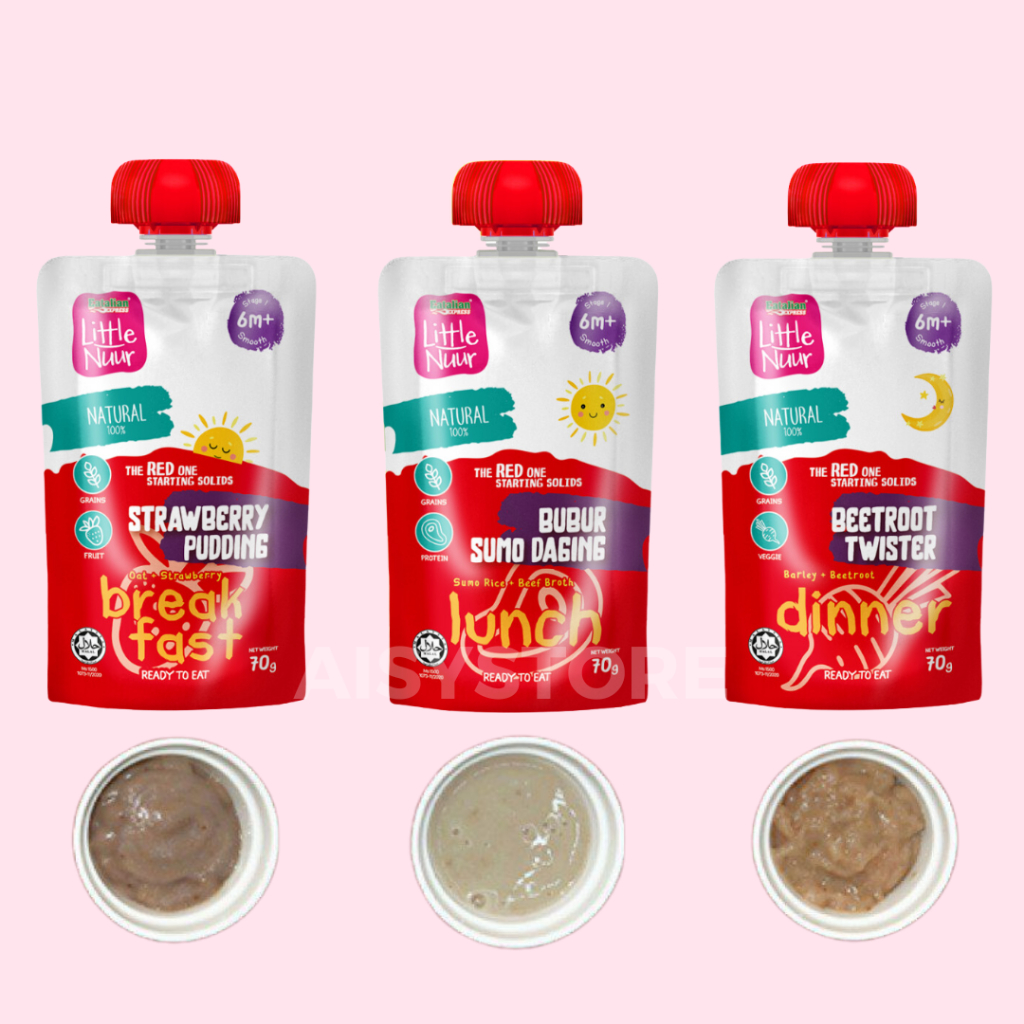 Little Nuur - Baby Food Makanan Bayi Puree Ready To Eat For 6 Months+ ...