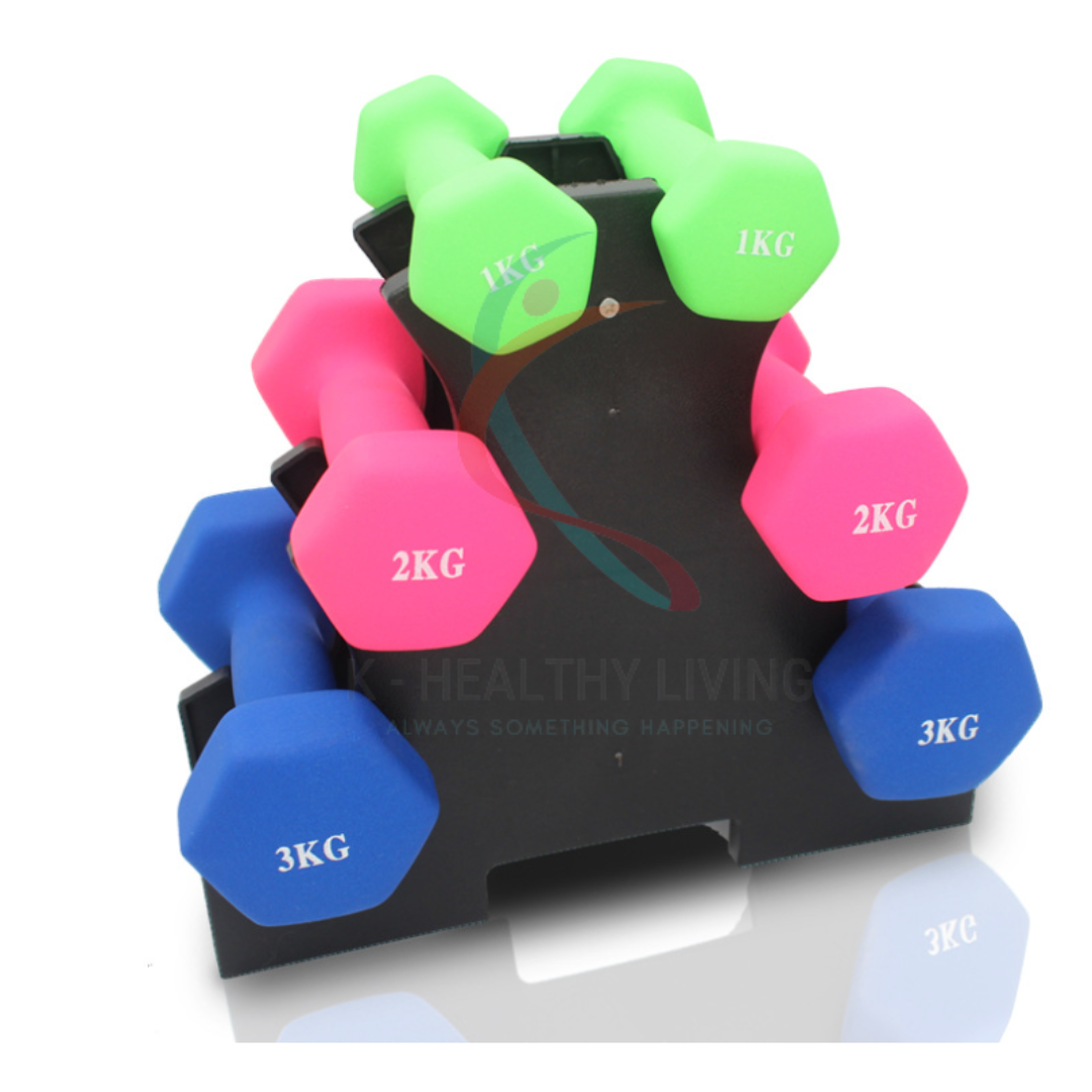 1kg-4kg Mini Dumbell Hexagon Dumbbell Gym Fitness Exercise Home Weight ...