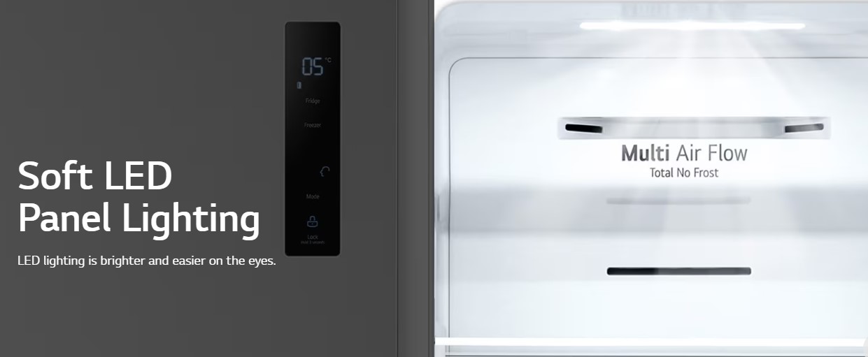 LG Inverter 508L Side-by-Side Fridge GC-B507PGAM Refridgerator GC ...