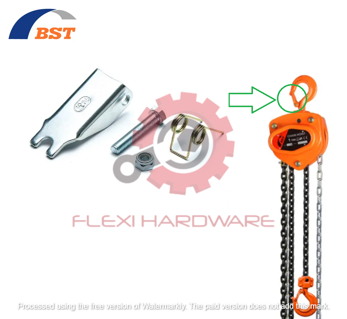 BST Safety Latch For Chain Block / Lever Block / Chain Hoist / Lever ...