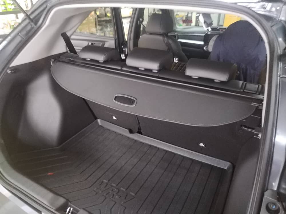 Honda WRV DG4 Leather Retractable Trunk Cover Rear Cargo Boot Shade ...