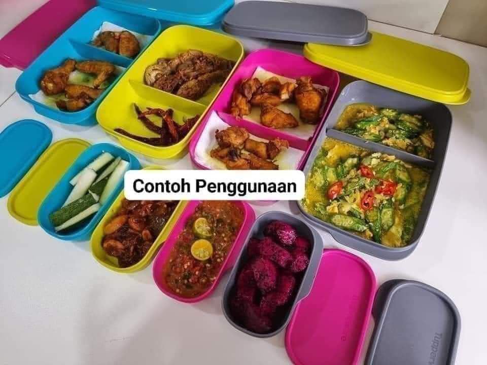 15Jenis: Tupperware FoodieBuddy Foodie Buddy Lunch Box/ Crystalwave ...