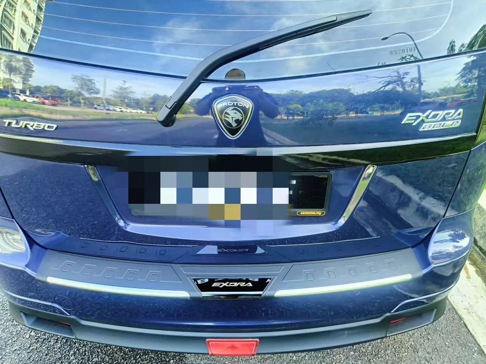 Proton Exora Bold 3D Rear Bumper Protector With CHrome Lining | Shopee ...