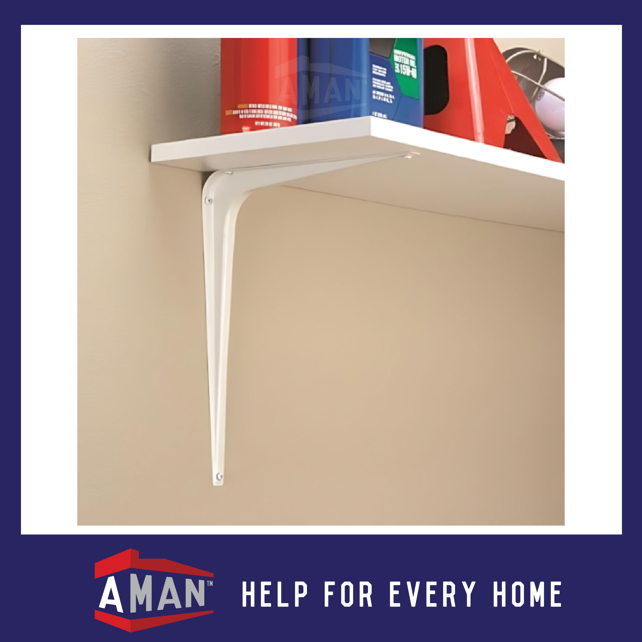 L Bracket Wall Light Duty Shelf Brackets Shelf Shelve Corner Brace ...