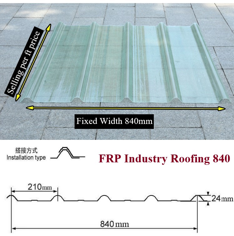 PA Premium 2ft 6ft Industry Roofing ATAP CERAH LUTSINAR 1mm ± (KILANG ...