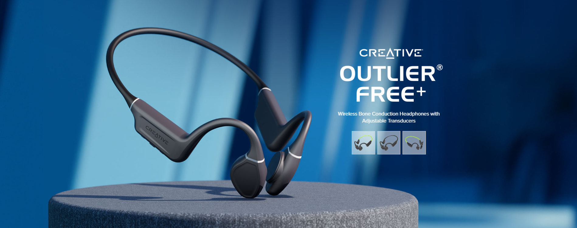 Creative Outlier Free+ - Wireless Bone Conduction Headphones with ...