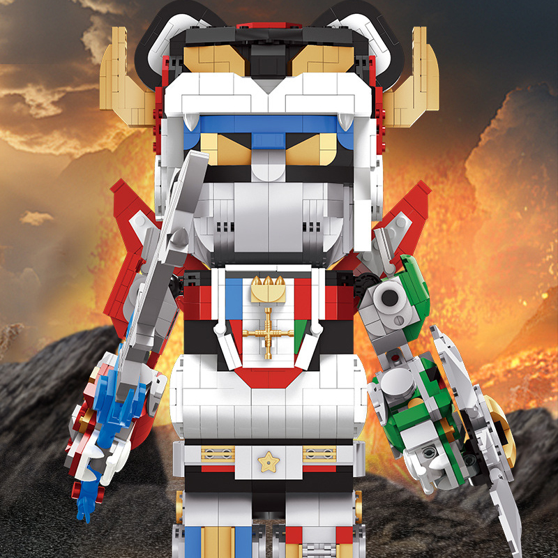 Wangao 188019 BearBrick Robot: Voltron Mechanical Violence Bear 400% ...