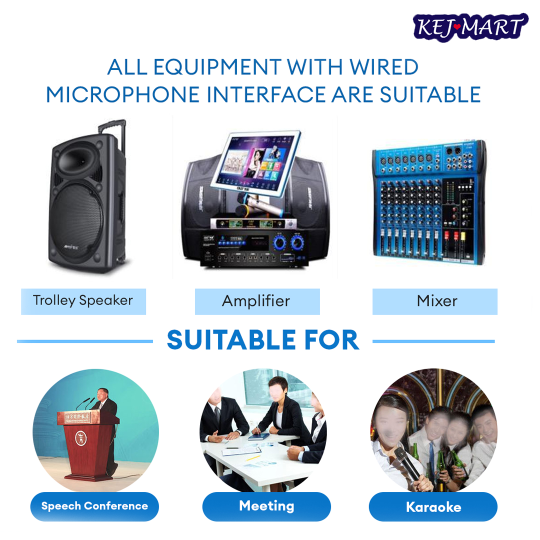 Wireless Mic V10/V20 Professional UHF Dual Wireless Karaoke Microphone ...
