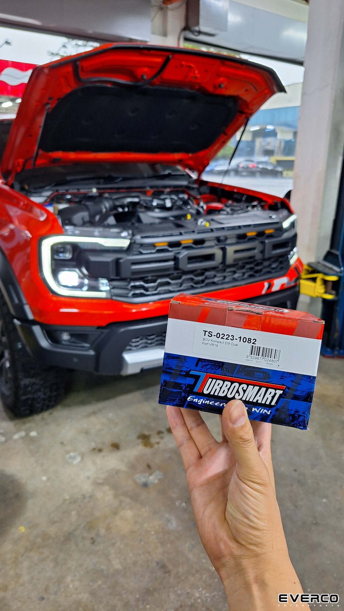 Turbosmart BOV Kompact EM Dual Port VR19 for 2022+ Ford Ranger Raptor ...