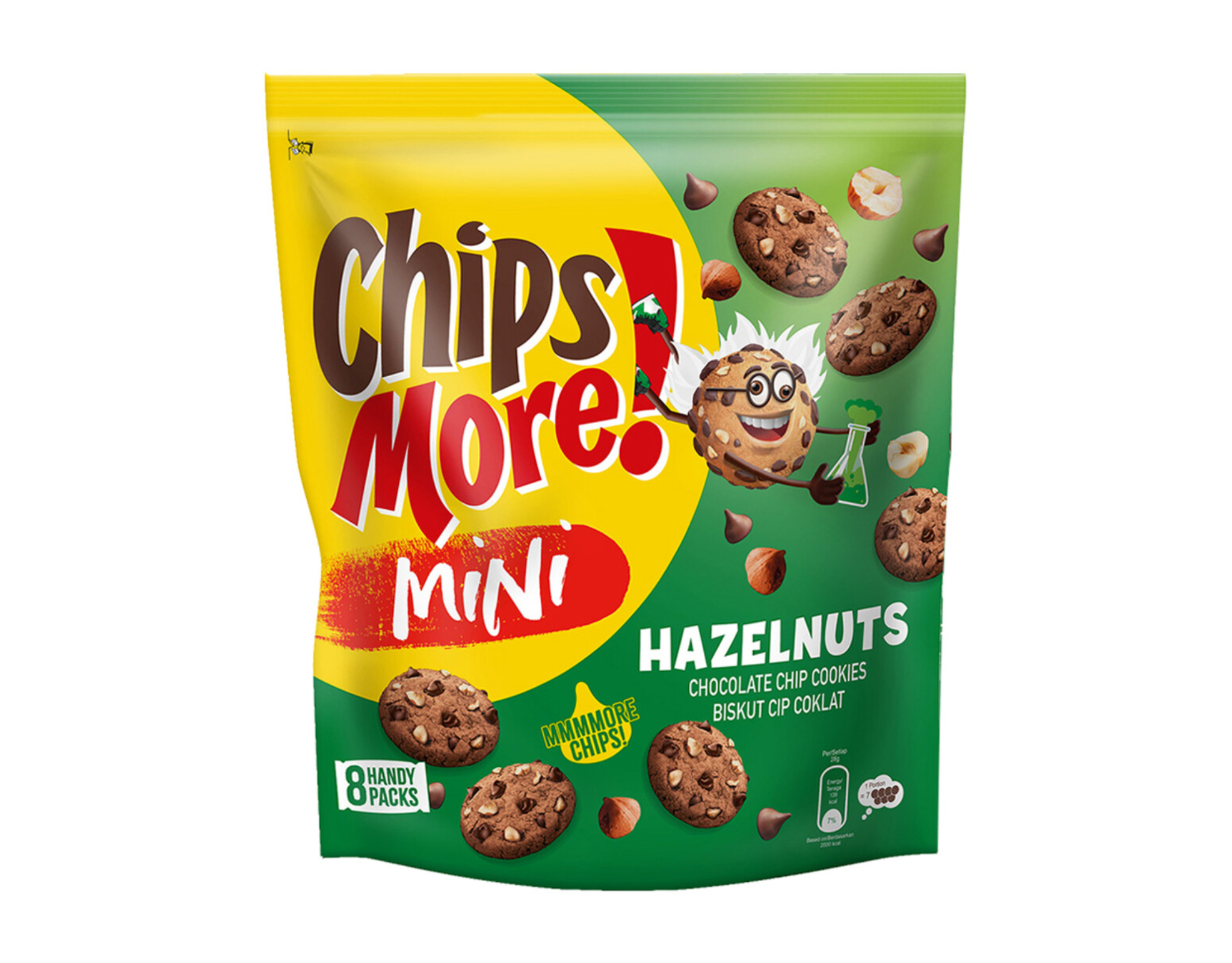 Chipsmore Mini Handy Multipack Original/Hazelnuts/Double choc 28g x 8s ...