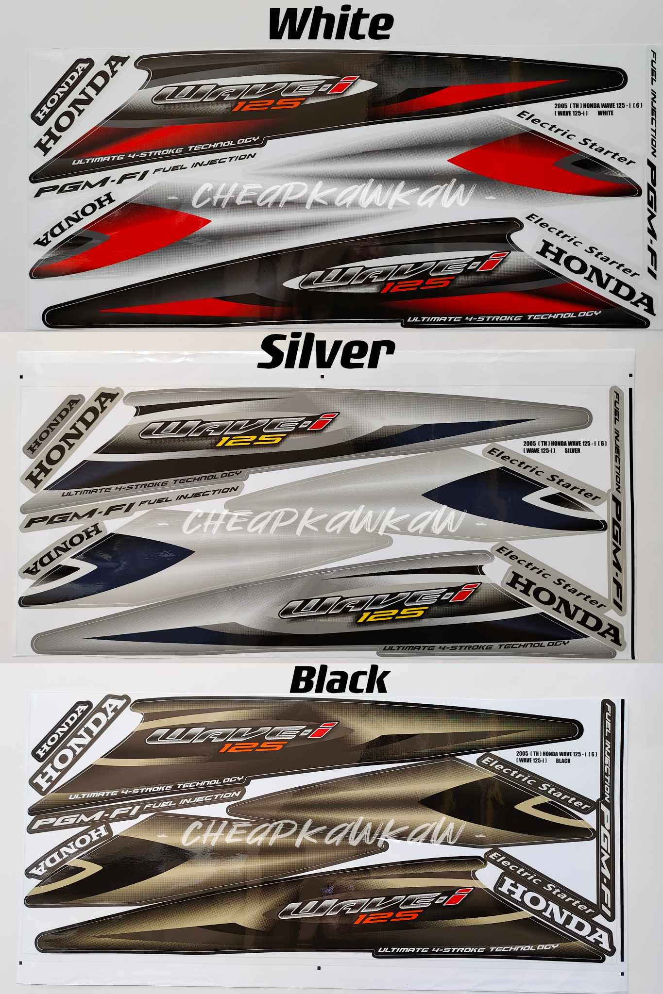 WAVE 125S Wave 125 S ( Wave 125 - i 6 THAILAND 2005 Edition Thailook ...