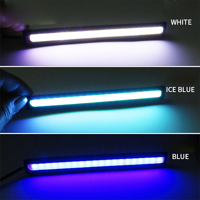 2Pcs Universal 12v LED Daylight Spotlight COB Car Motor Kereta Foot ...