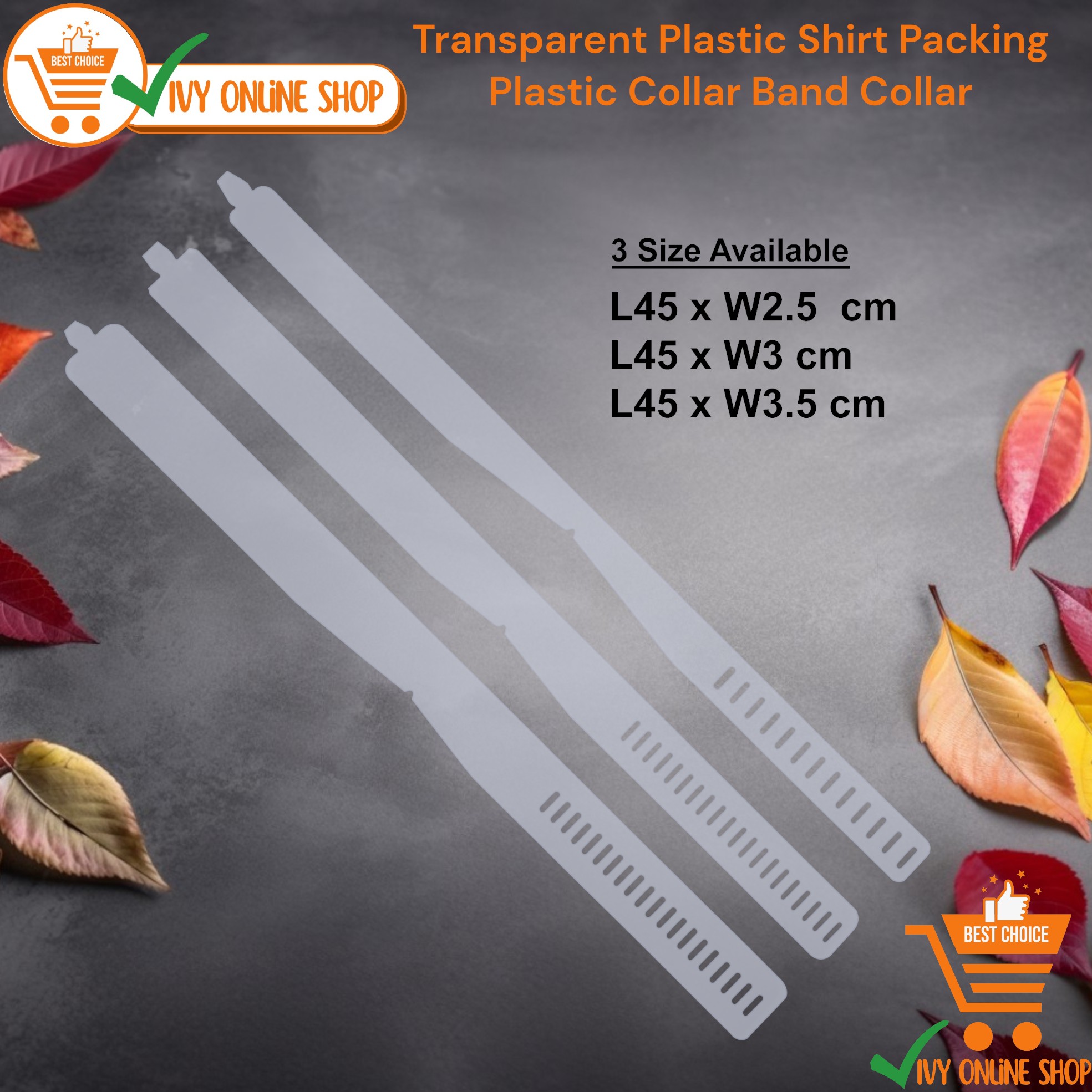 Transparent Plastic Shirt Plastic Collar Band Collar | Shopee Malaysia