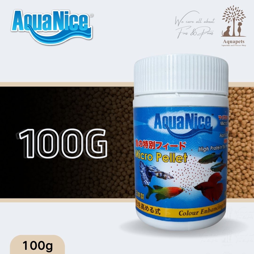 AquaNice Micro Pellet / Small fish food / Guppy fish food / Betta fish ...