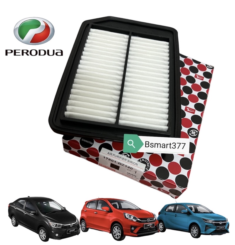 Perodua engine air filter new model axia vvti 1.0L (2017-NOW)/bezza 1 ...